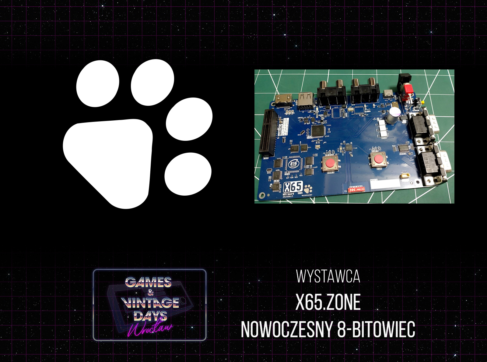X65 – nowoczesny 8-bitowiec – Games & Vintage Days Wrocław